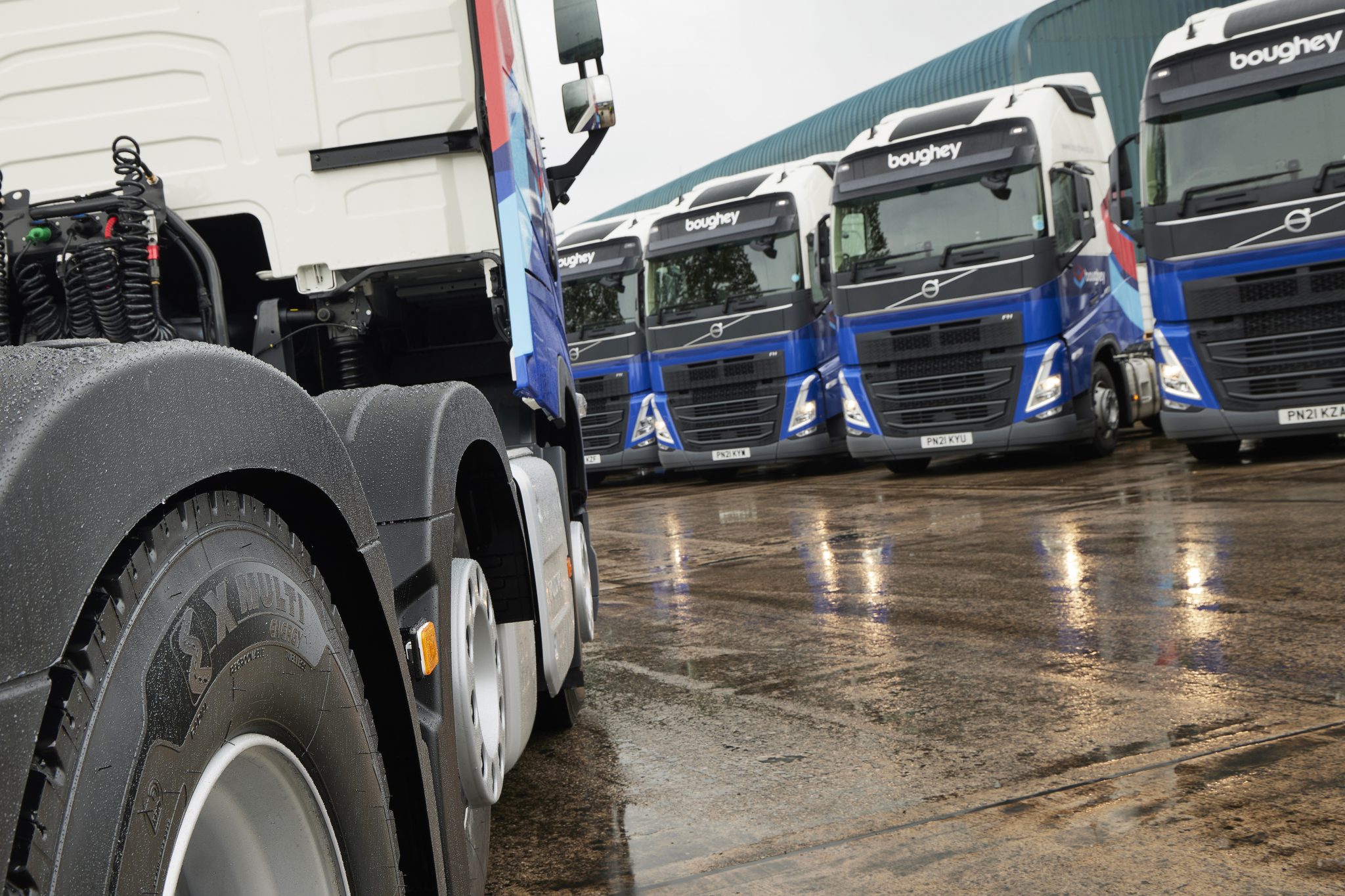 MICHELIN X MULTI ENERGY TYRES FUEL SUSTAINABILITY DRIVE AT BOUGHEY ...