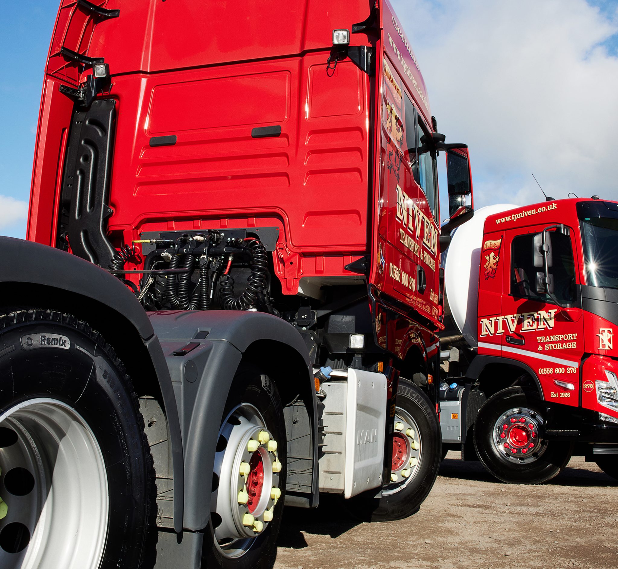 TP NIVEN PUTS TOTAL TRUST IN MICHELIN REMIX DRIVE TYRES - Michelin